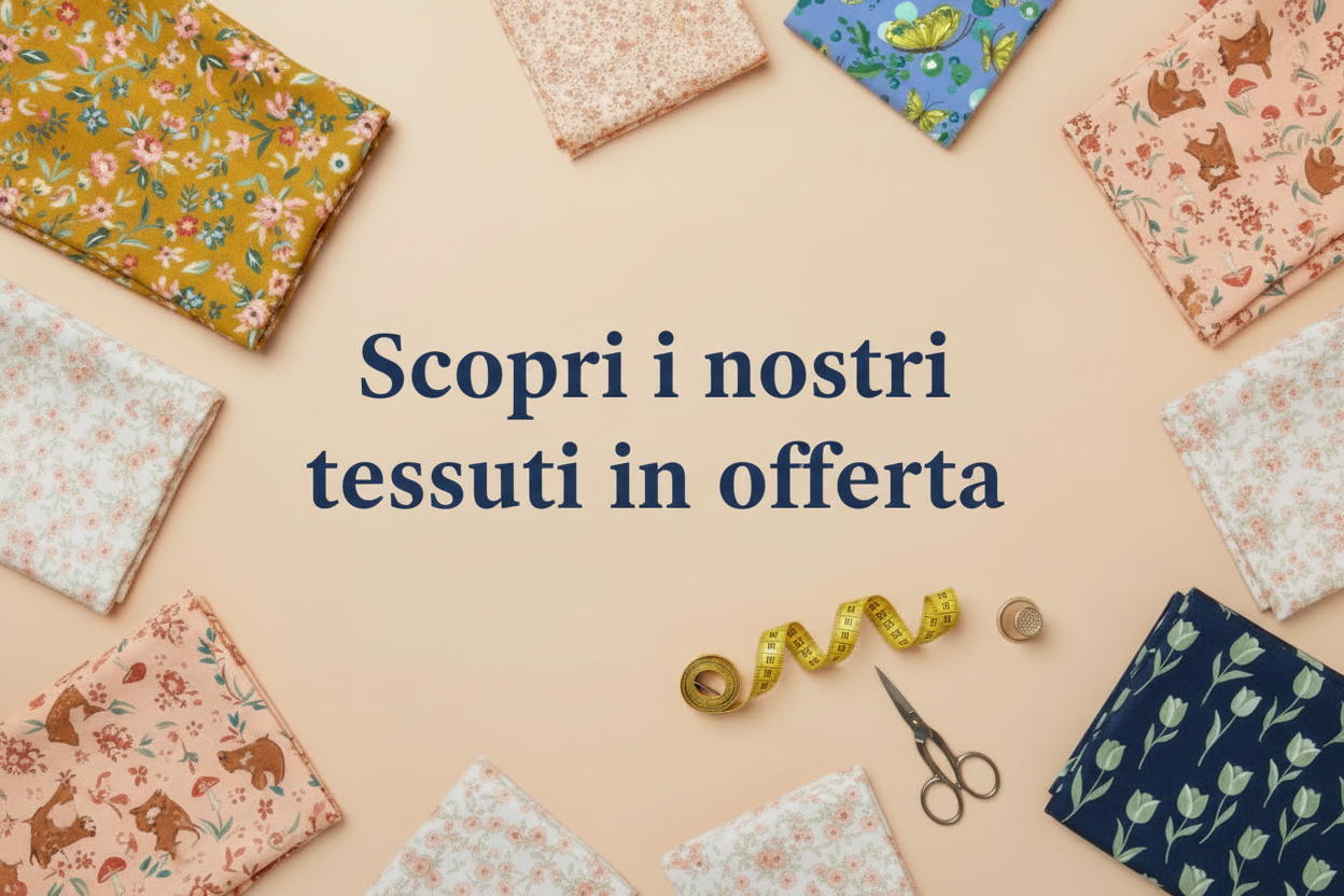 Tessuti in Offerta | Sconti Fino al 50% | Cucireonline
